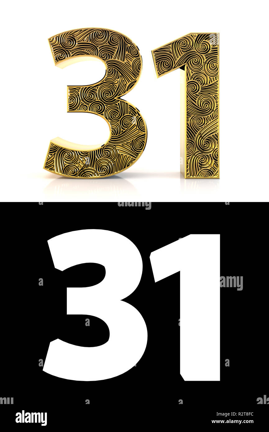 Thirty One Fonts Pictures Thirty One 31 Number Tattoo Designs Page 4