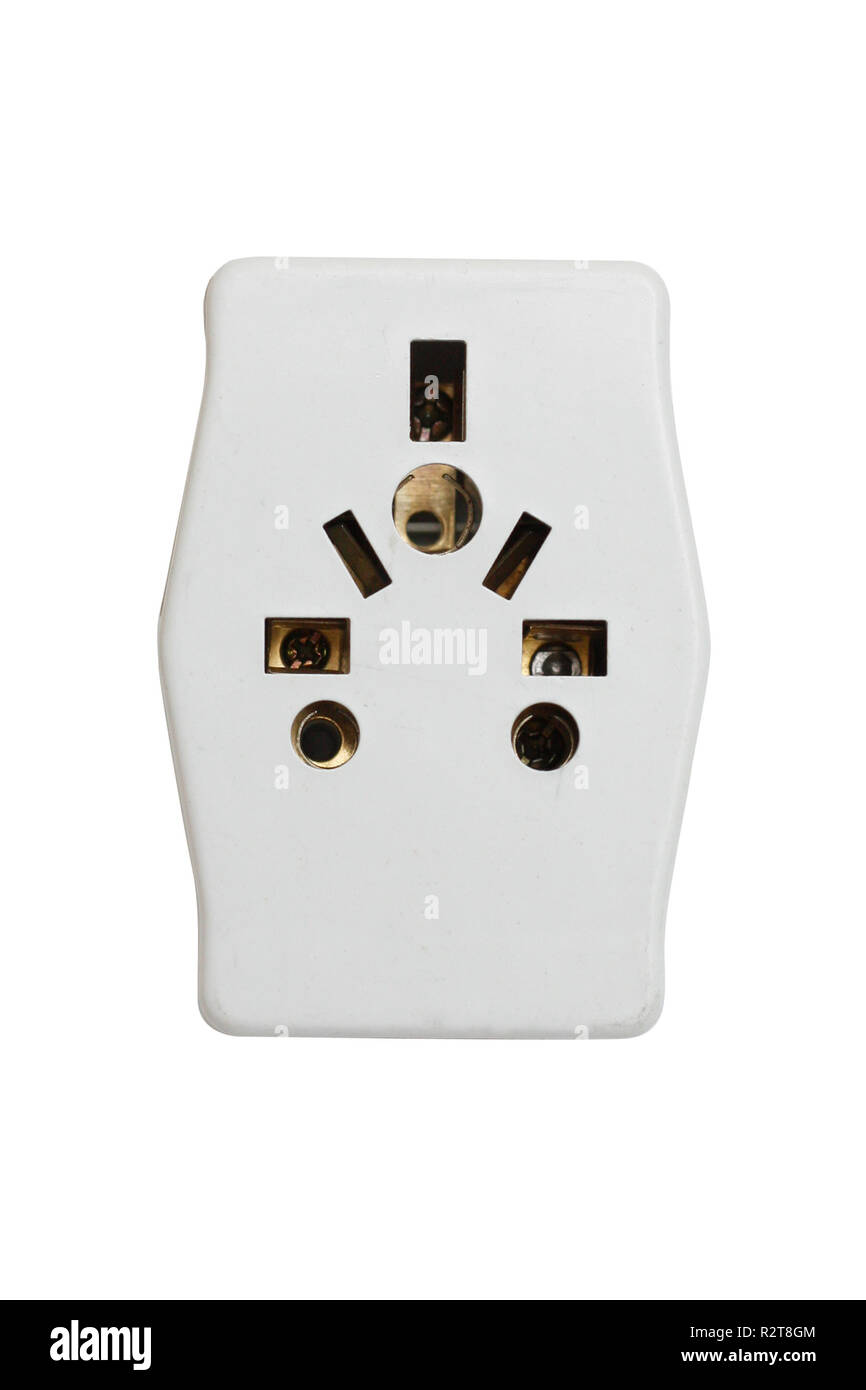 British three pin plug adapter hi-res stock photography and images - Alamy