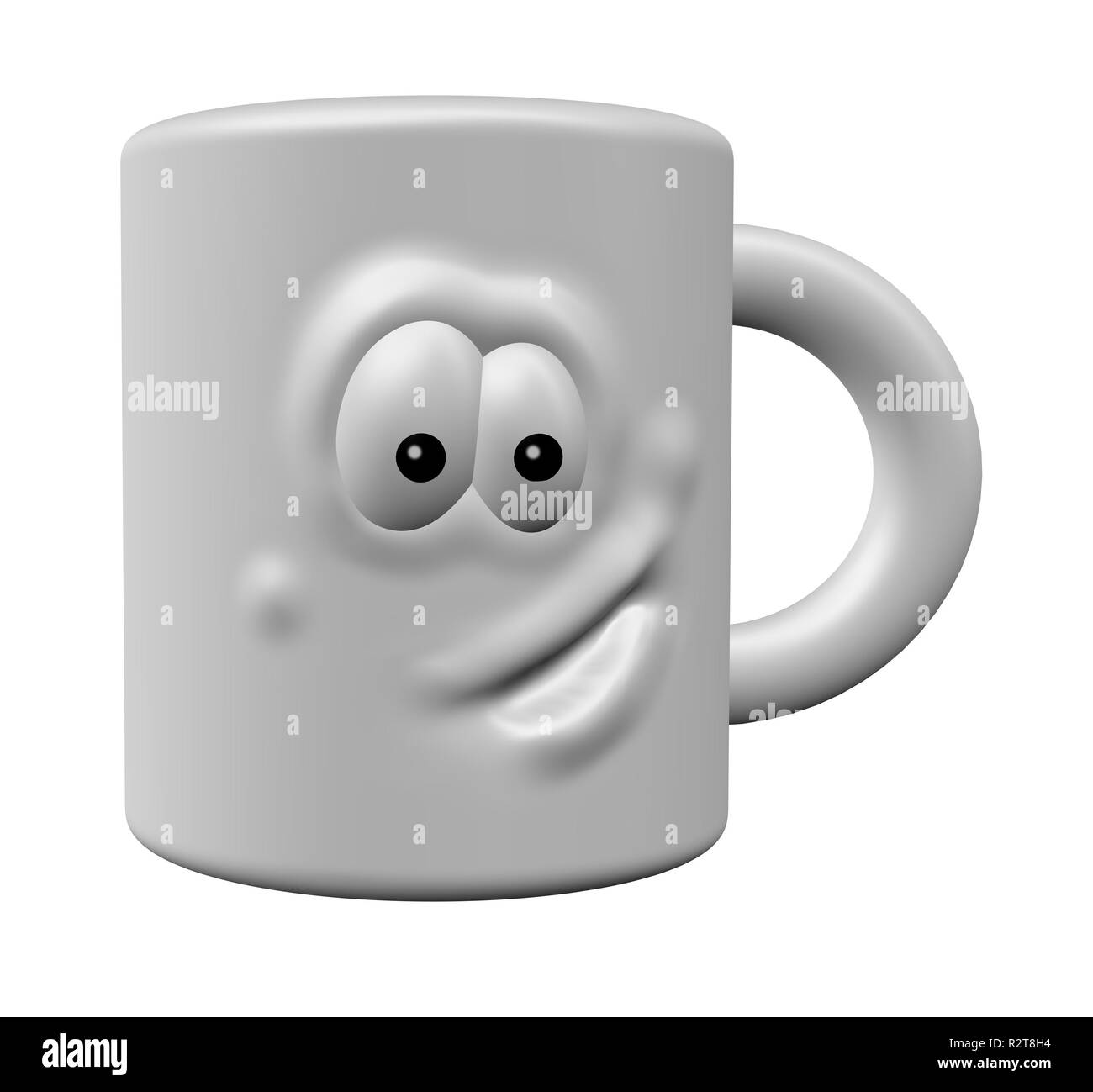 cup with face Stock Photo - Alamy