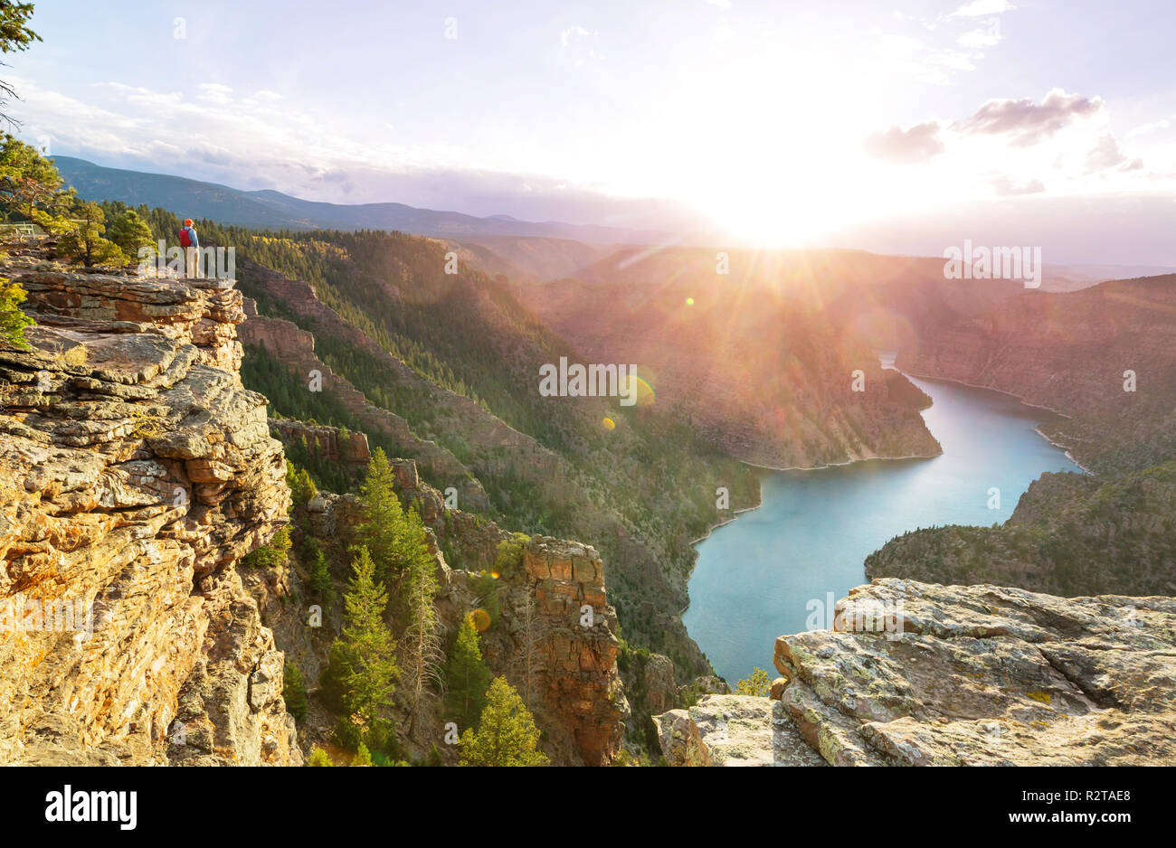 Flaming Gorge recreation area Stock Photo - Alamy