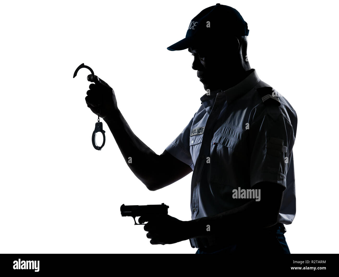 Law shadow person Cut Out Stock Images & Pictures - Alamy