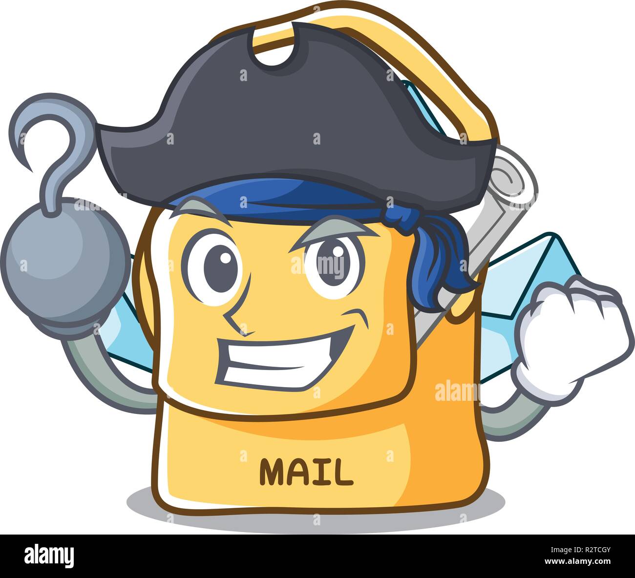 Pirate bag sack fill in cartoon mail Stock Vector Image & Art - Alamy