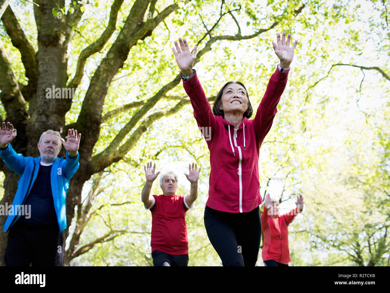 Group healthy asian seniors hi-res stock photography and images - Alamy