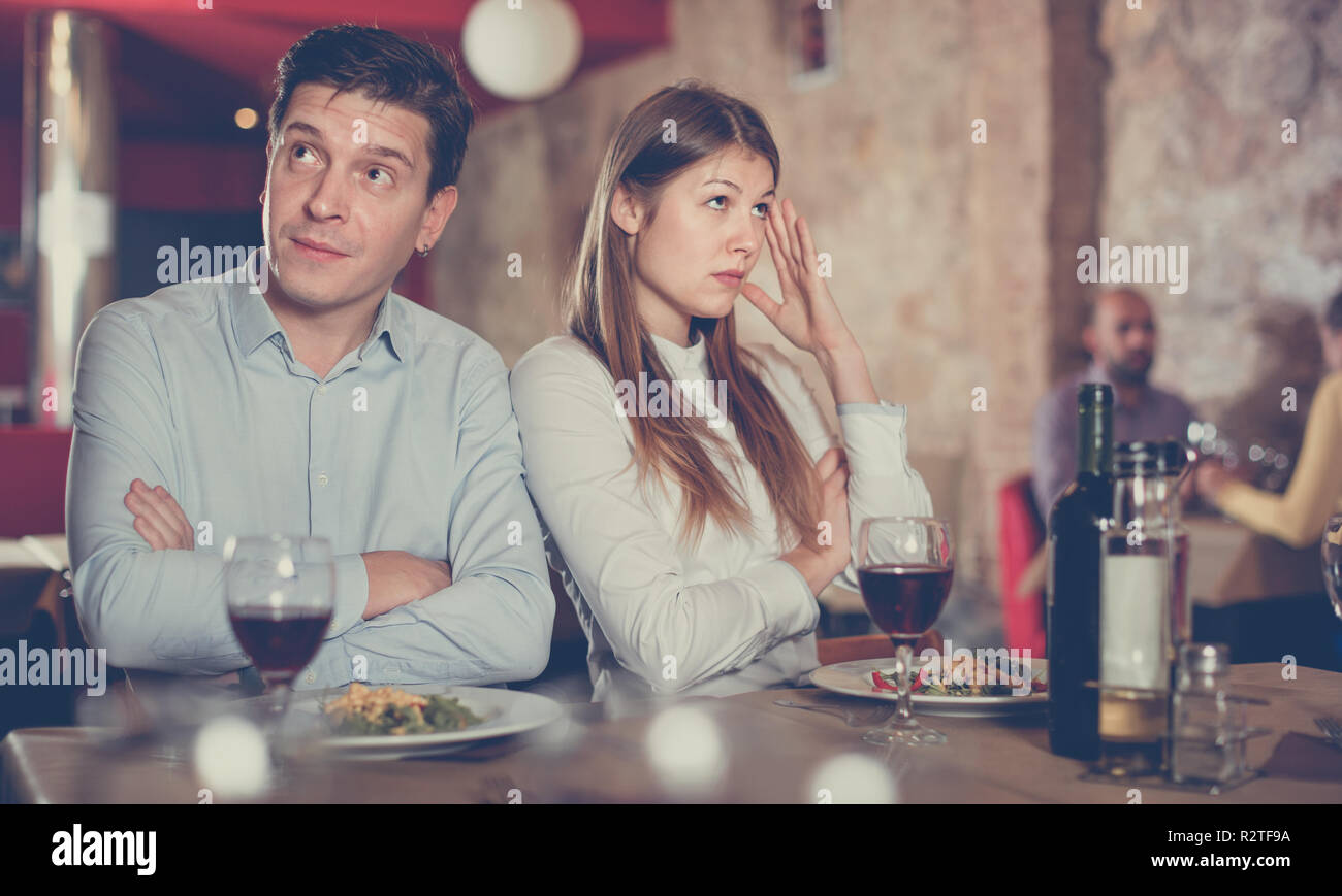 Family argument dinner table hi-res stock photography and images - Alamy