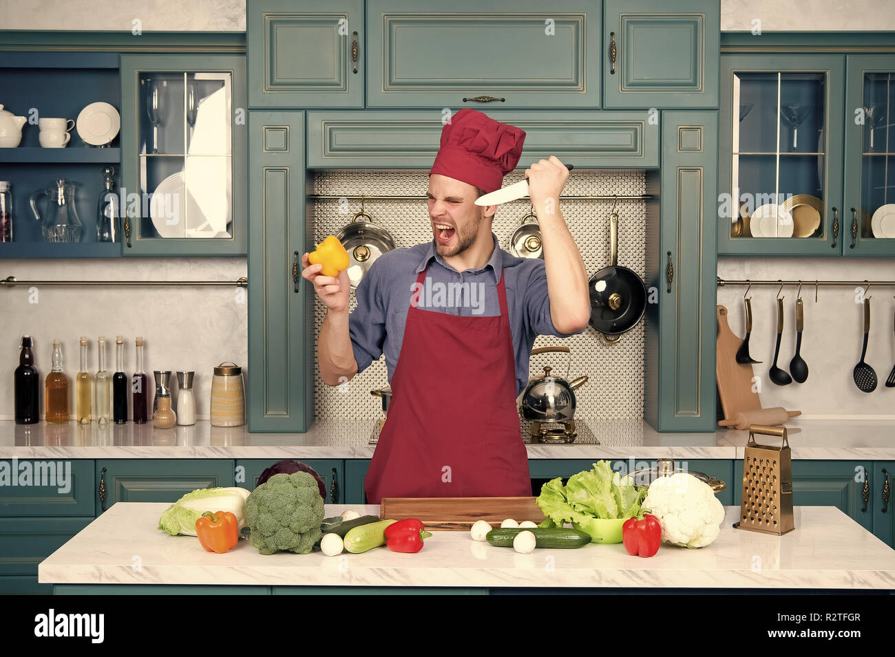 Angry Chef High Resolution Stock Photography and Images - Alamy