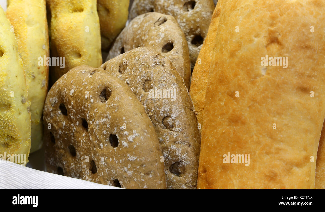 many pieces of bread made with whole wheat flour or coffee and milk ...