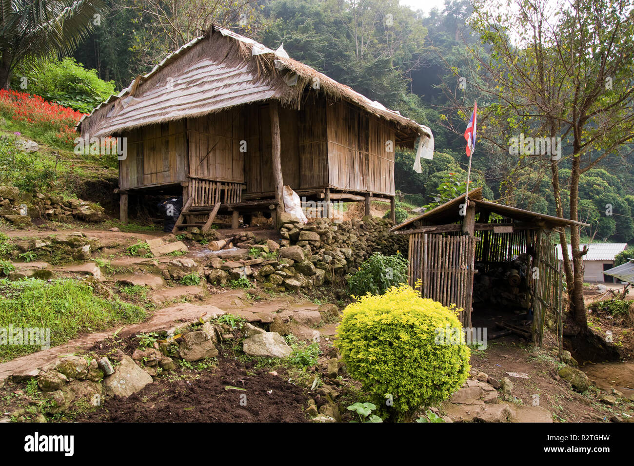 Thailand Village Poor Poverty High Resolution Stock Photography and ...