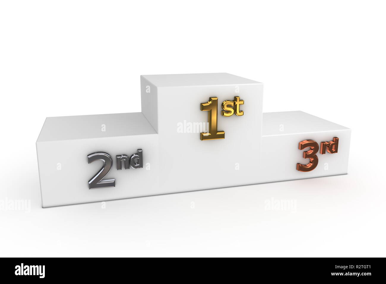 Podium isolated 1st 2nd 3rd hi-res stock photography and images - Alamy