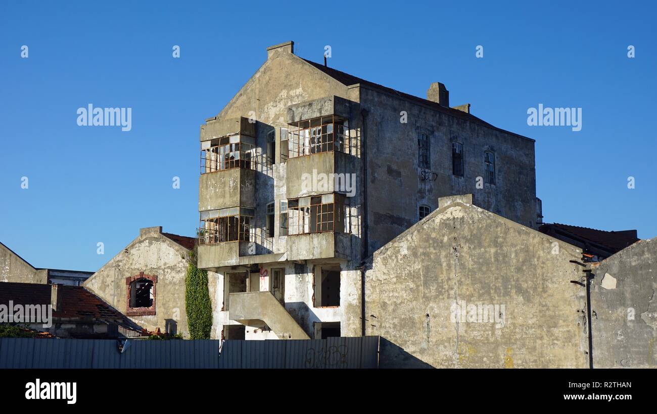 rotten houses of sao jacinto village in portugal Stock Photo - Alamy