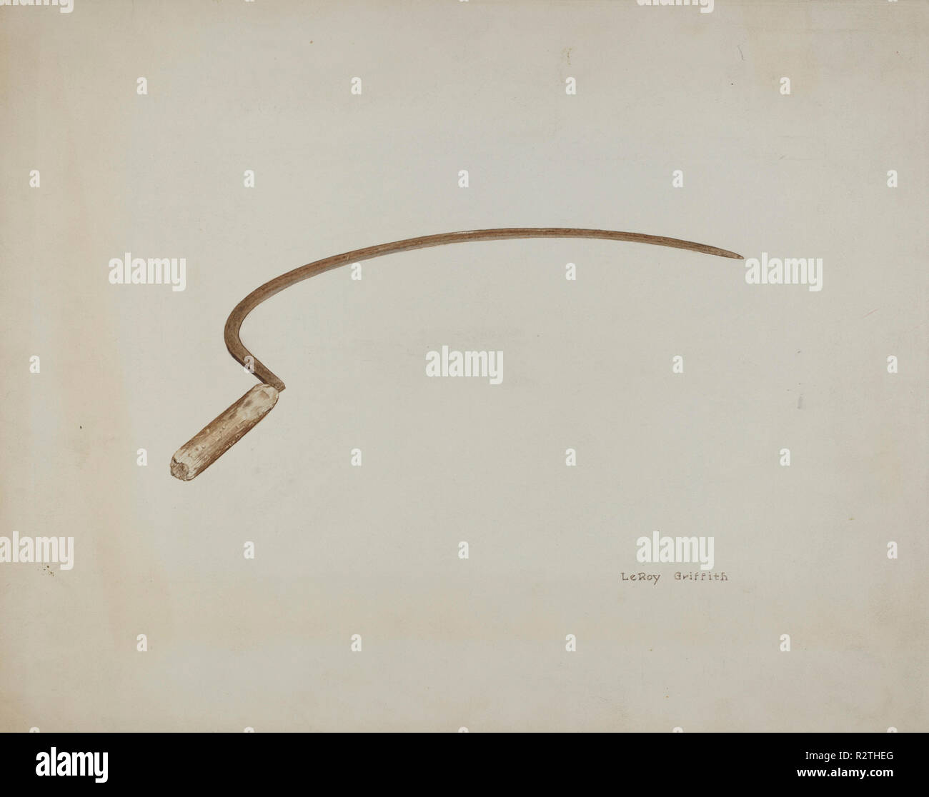 Pioneer Sickle. Dated: c. 1941. Dimensions: overall: 29.1 x 36.6 cm (11 ...