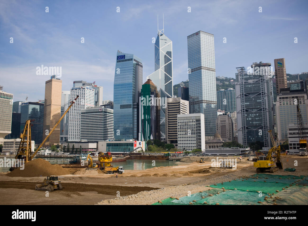 Construction site in a large urban city Stock Photo - Alamy