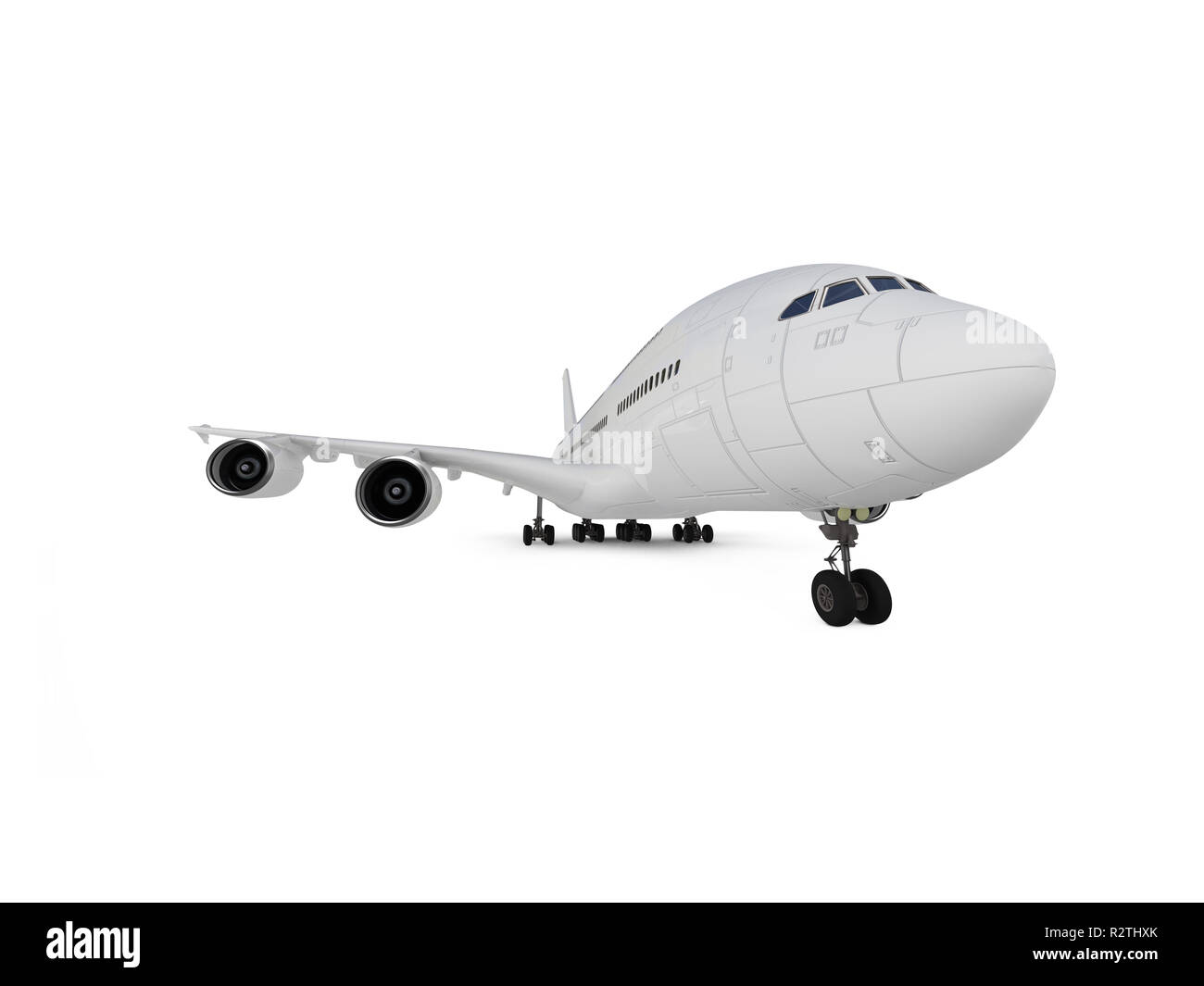 Boeing jumbo jet Cut Out Stock Images & Pictures - Alamy