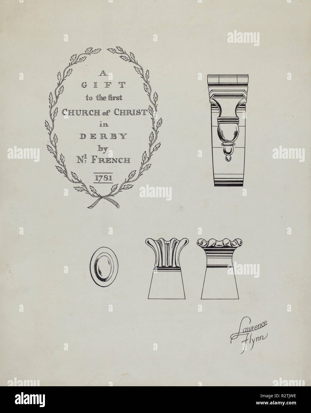 Silver Flagon: Detail. Dated: c. 1936. Dimensions: overall: 28.2 x 22.9 ...