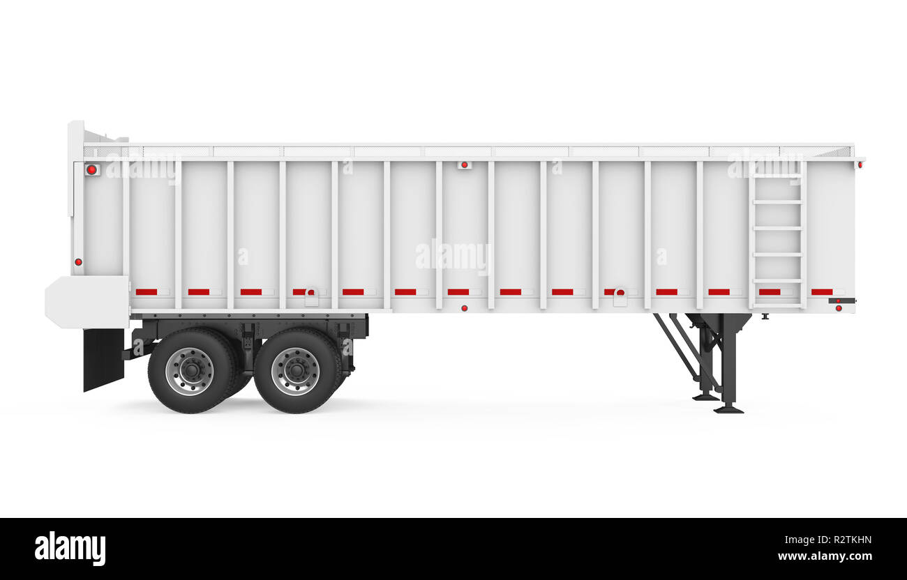 Agricultural Trailer Isolated Stock Photo - Alamy