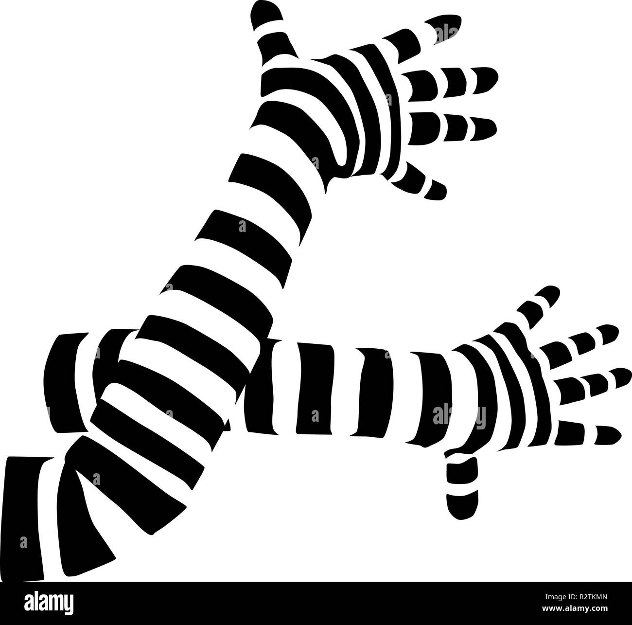 Arm stripes Black and White Stock Photos & Images - Alamy