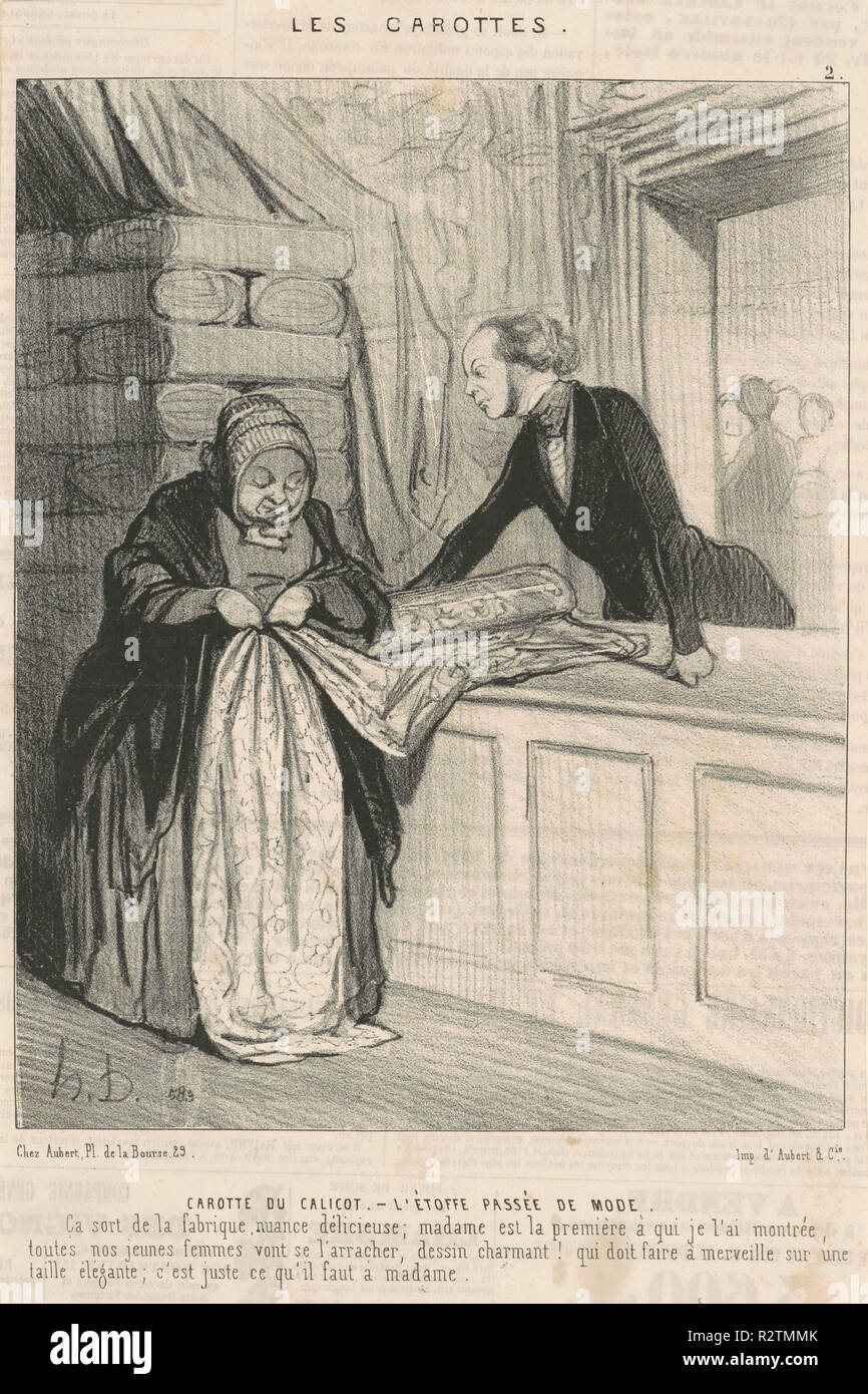 Carotte du calicot. Dated: 19th century. Medium: lithograph. Museum: National Gallery of Art ...