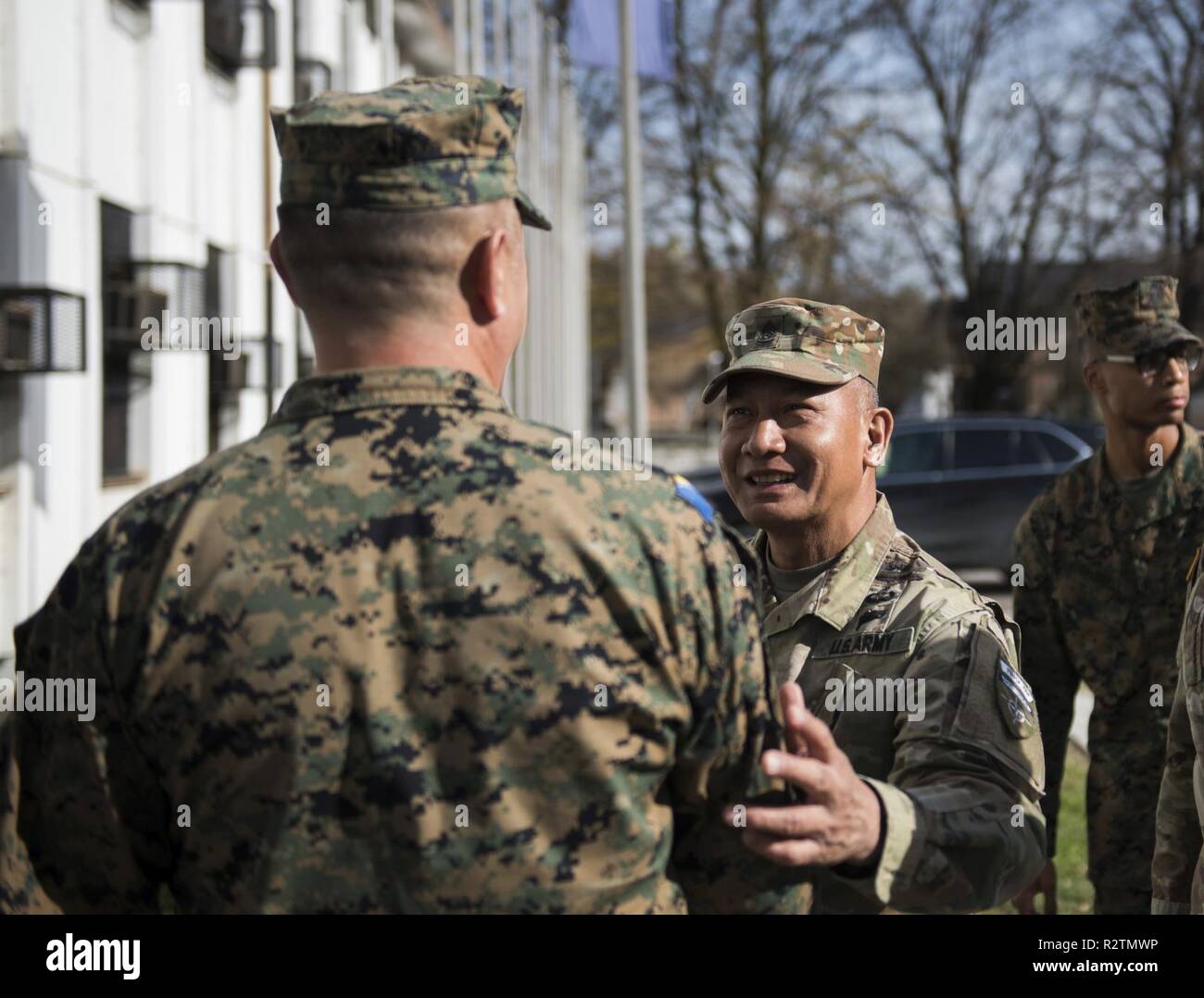 U.S. Army Command Sgt. Maj. Matthew Charfauros, NATO Headquarters ...