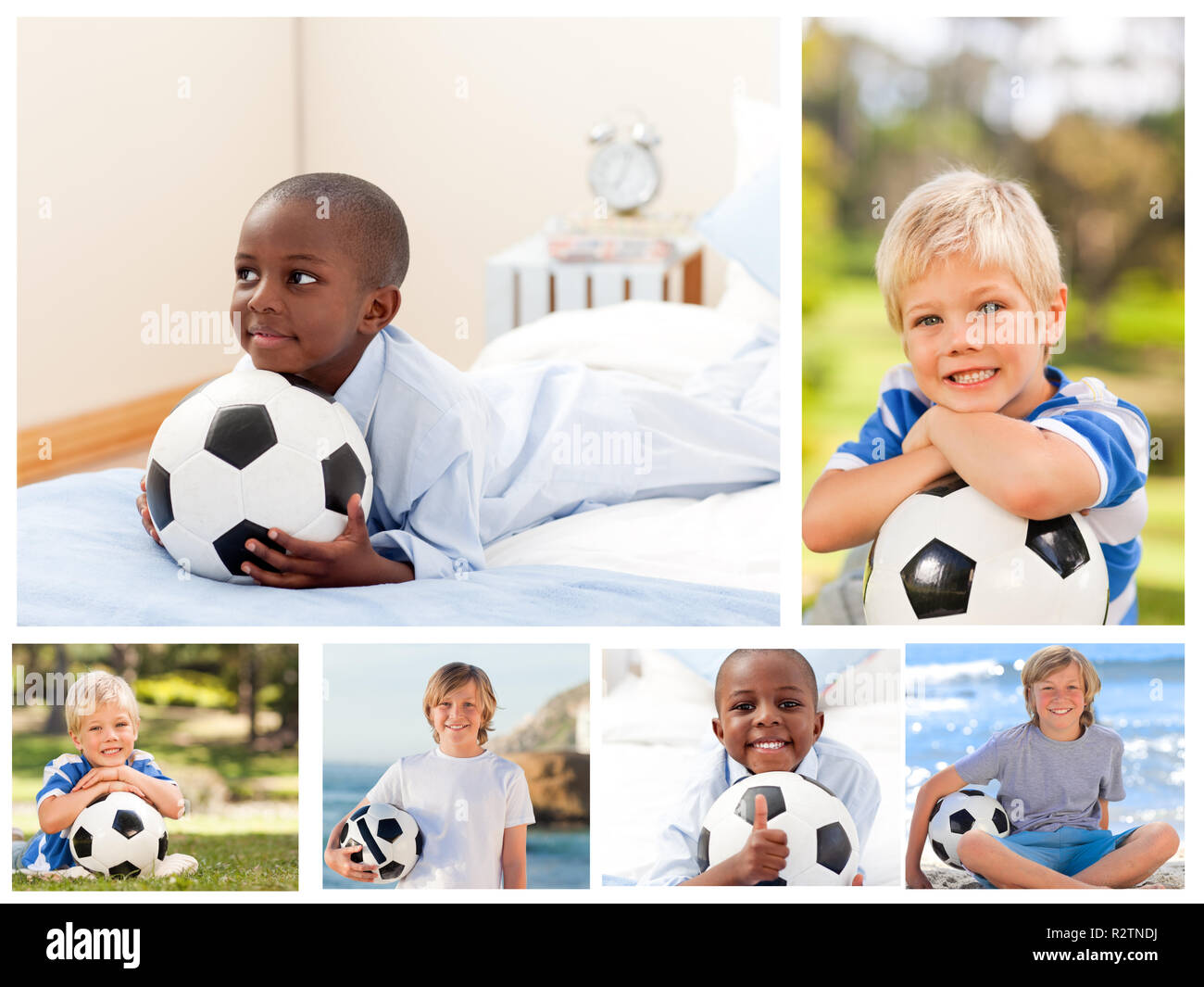 Boy wearing football kit hi-res stock photography and images - Alamy