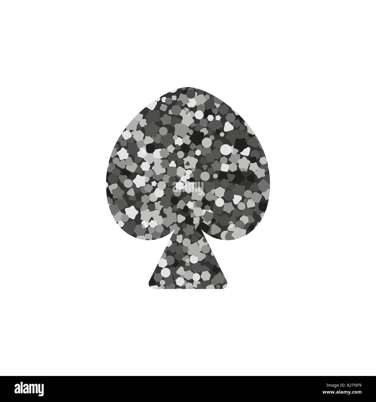 Spades minimal background Stock Vector Images - Alamy