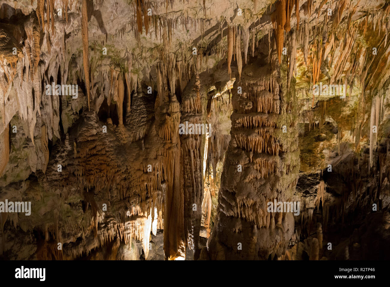 Underground karst cave Stock Photo - Alamy