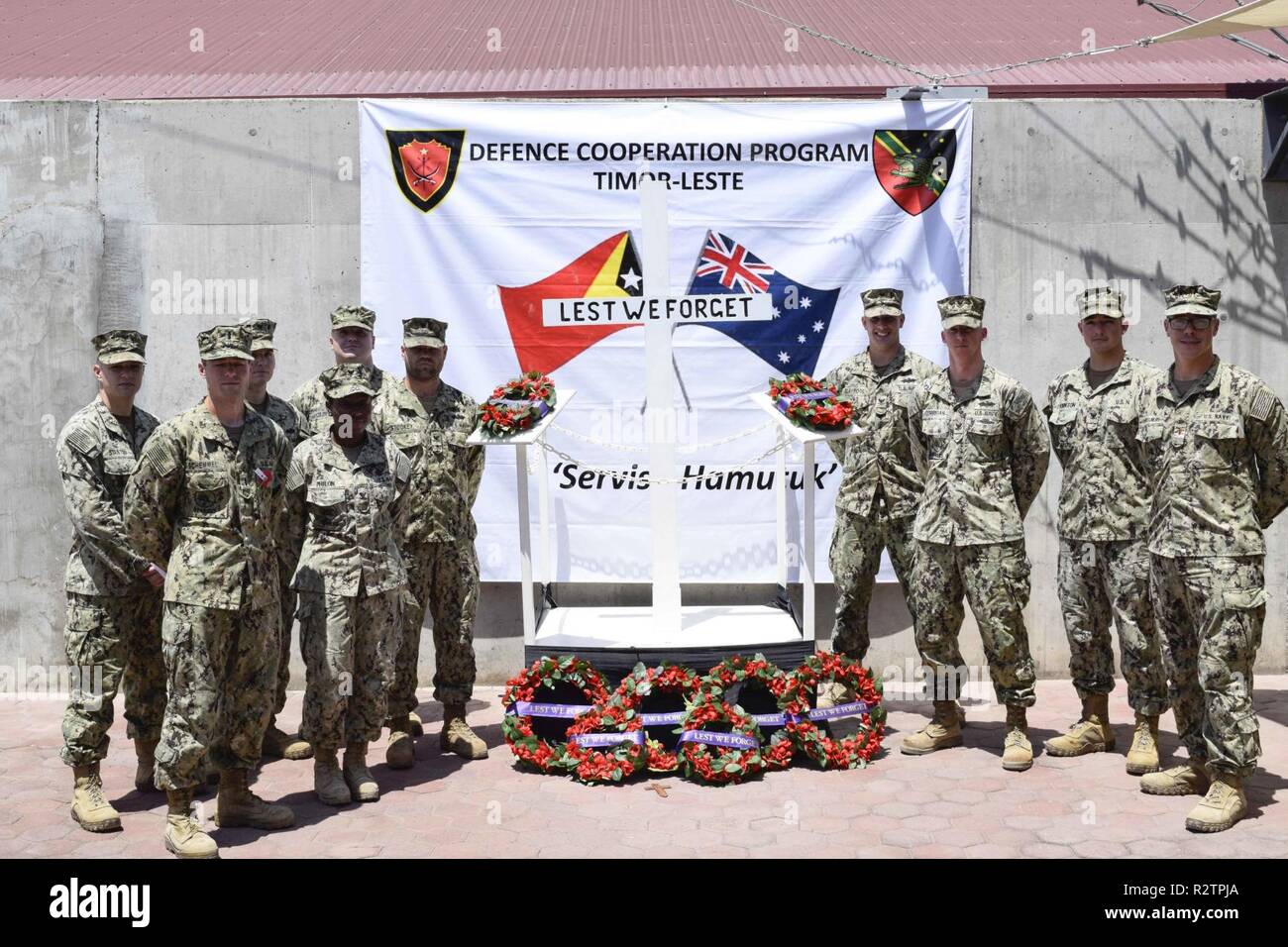 DILI, Timor-Leste (Nov. 8, 2018) Seabees assigned to Naval Mobile ...