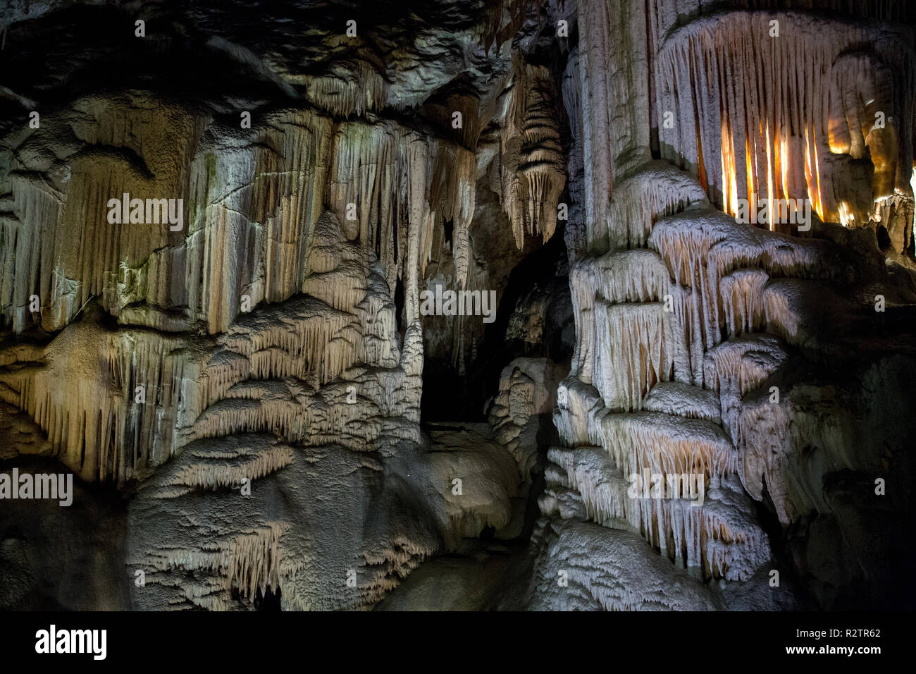 Underground karst cave Stock Photo - Alamy