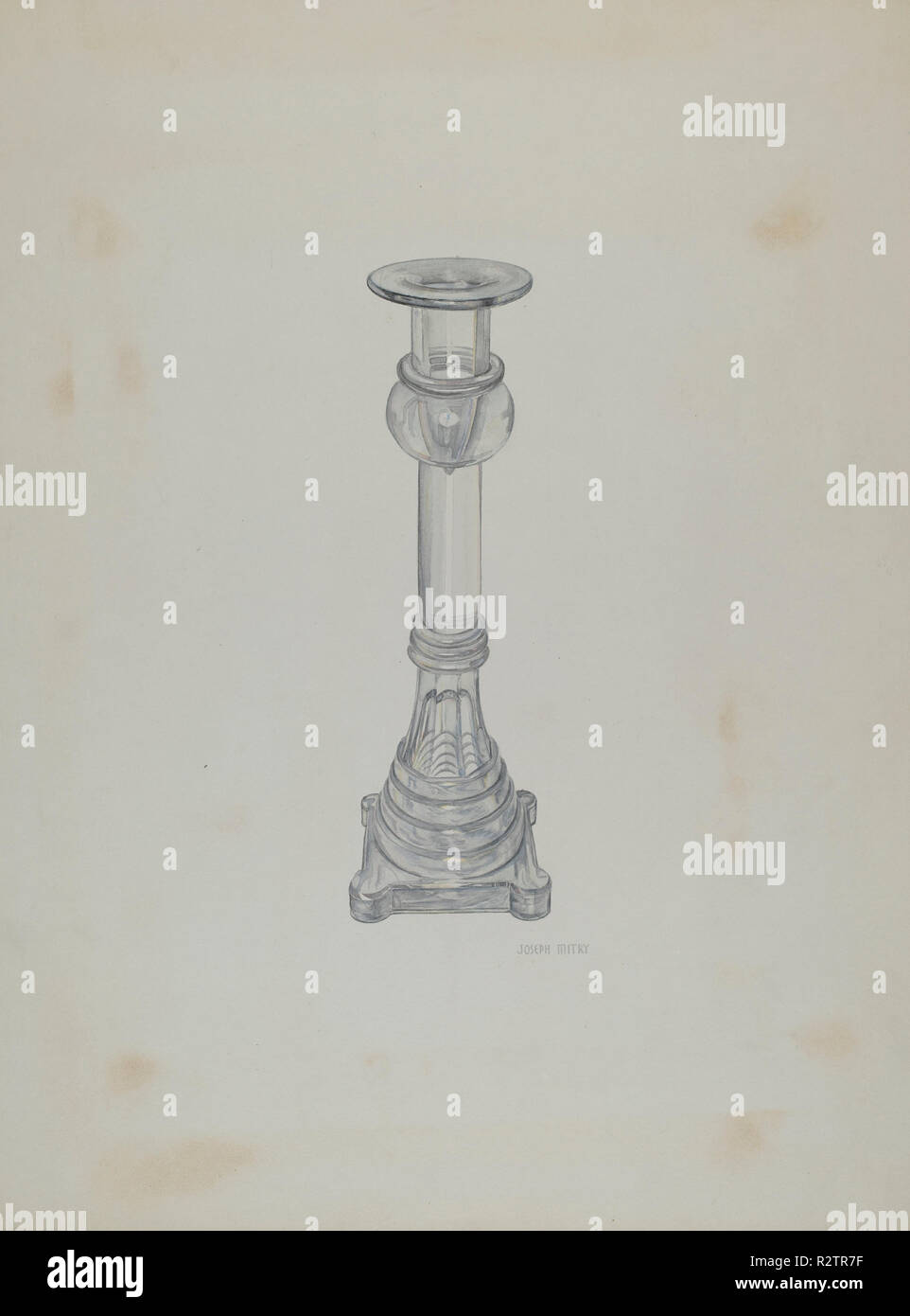 Candlestick. Dated: c. 1940. Dimensions: overall: 50.9 x 38.4 cm (20 1/ ...