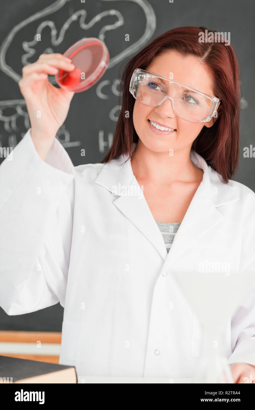 Teacher chemistry lab laughing hi-res stock photography and images - Alamy