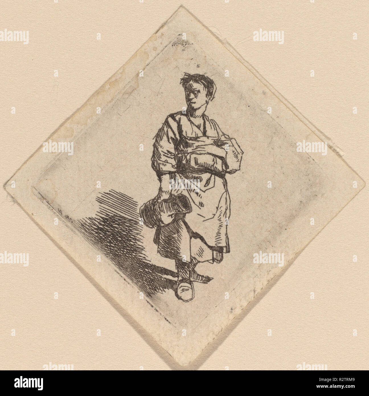 The Woman with the Jug, Standing. Medium: etching. Museum: National ...