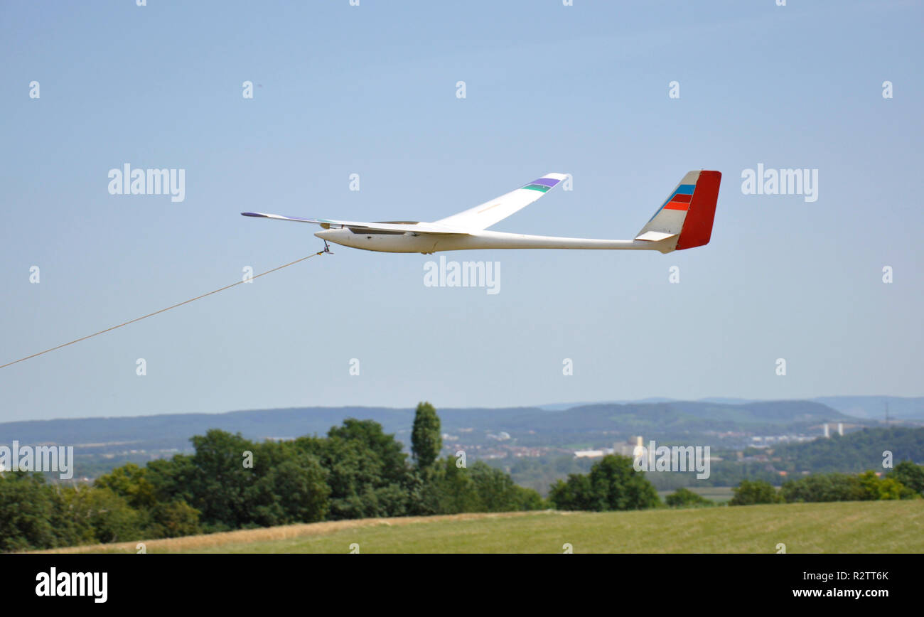 Aeroplane Plane Glider Hobby High Resolution Stock Photography and ...