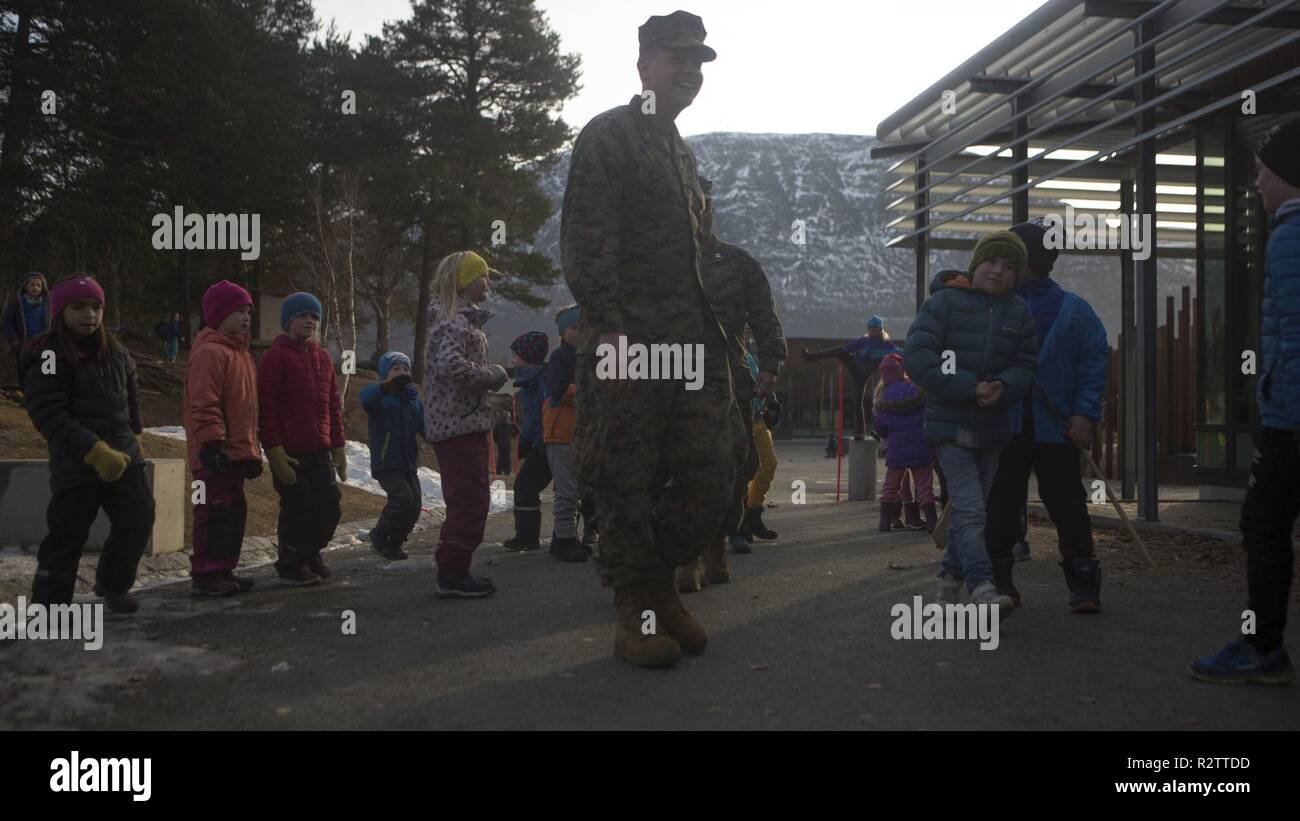 U.S. Marine Maj. James Baehr with 4th Civil Affairs Group, 4th Marine ...