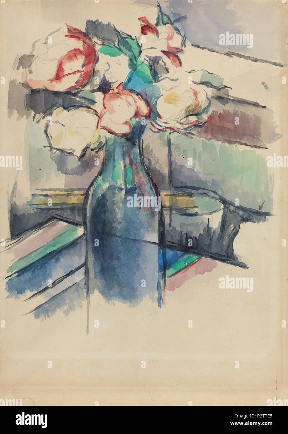 Paul cezanne still life flask hi-res stock photography and images - Alamy