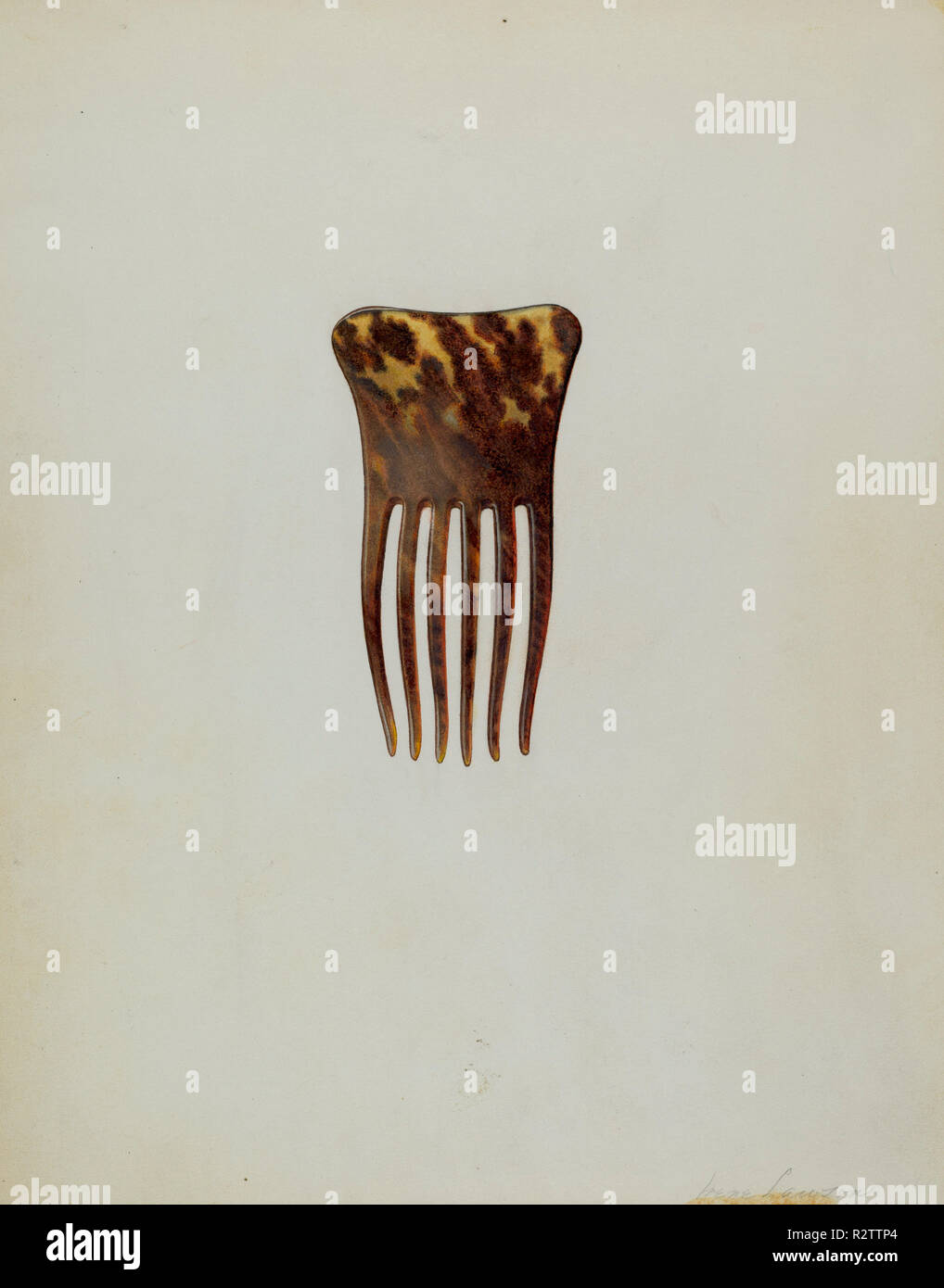 Comb. Dated: c. 1940. Dimensions: overall: 29.1 x 22.5 cm (11 7/16 x 8 ...