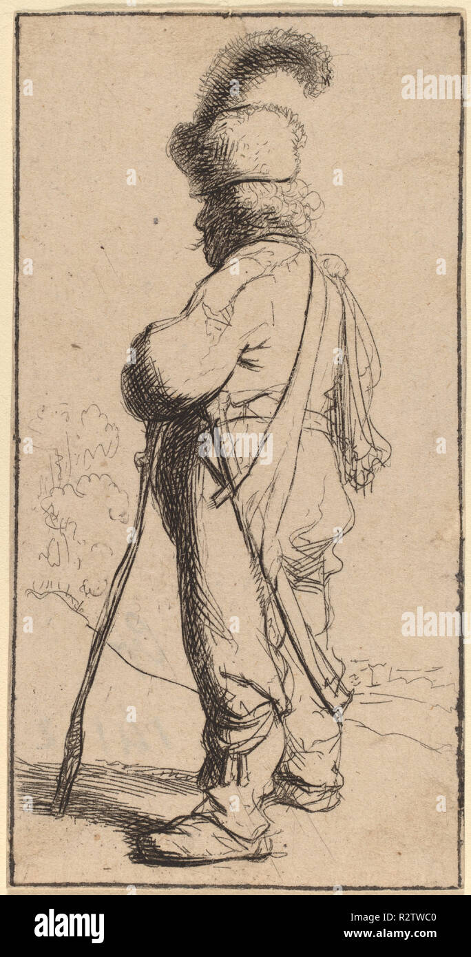 Polander Leaning on a Stick. Dated: c. 1632. Medium: etching. Museum ...