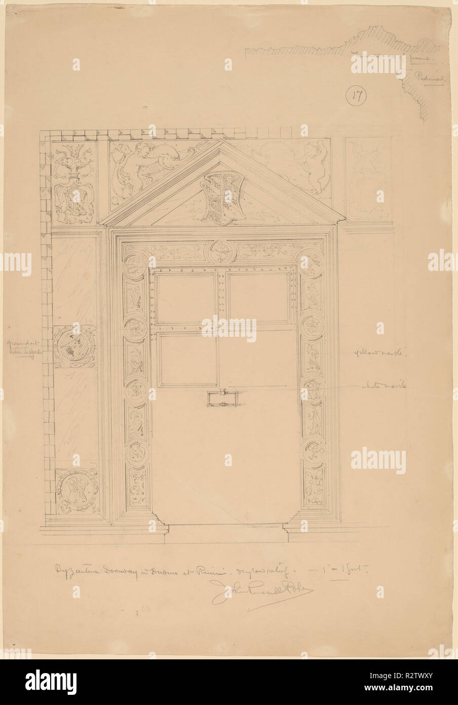 Byzantine doorway with duomo hi-res stock photography and images - Alamy