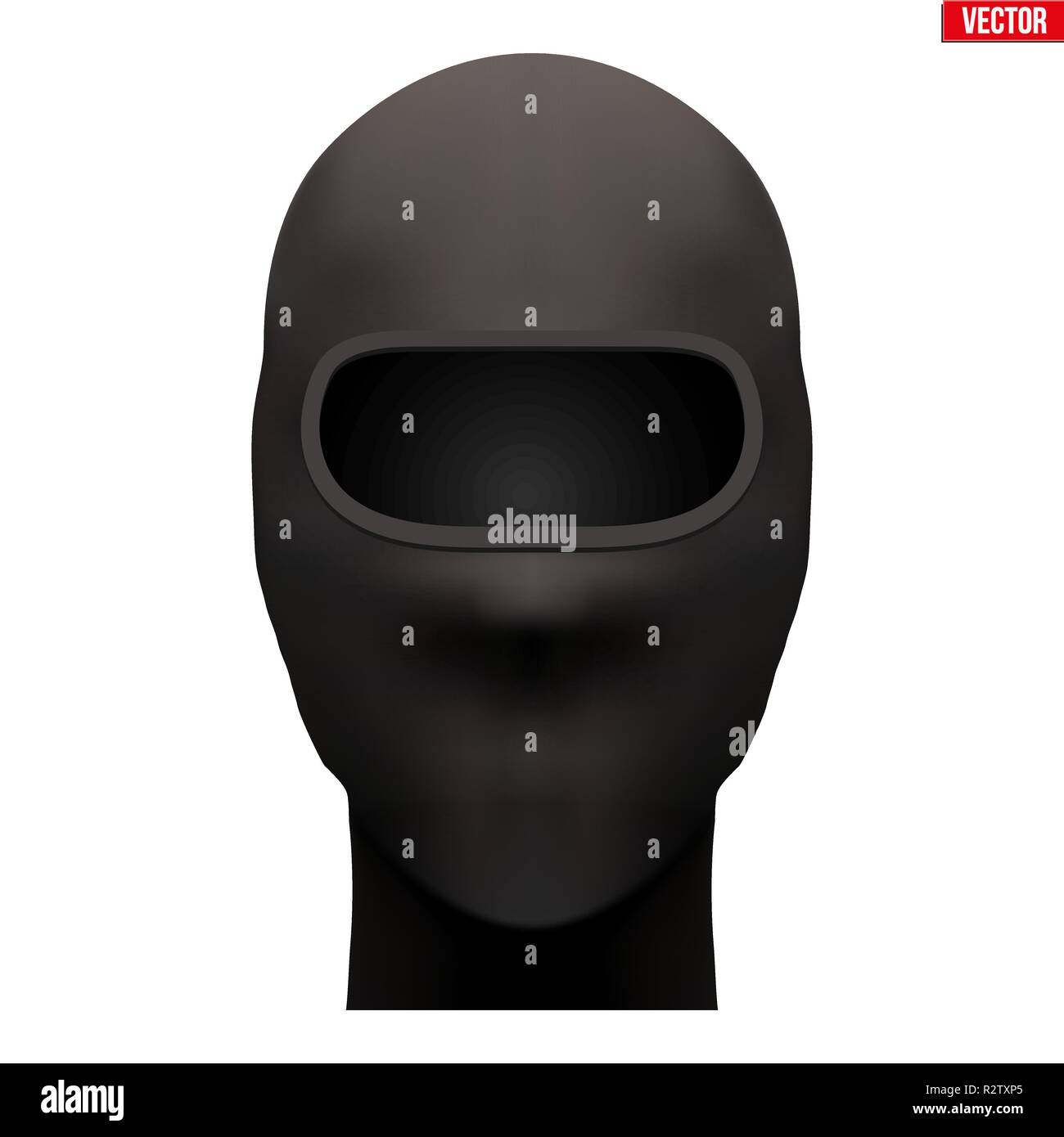 Black Balaclava SKI mask Stock Vector Image & Art - Alamy