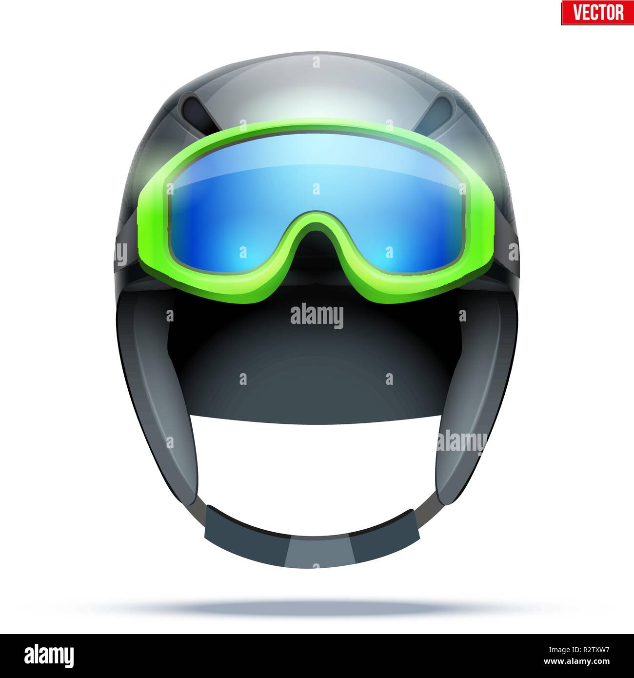 Protective goggles hard hat Stock Vector Images - Alamy