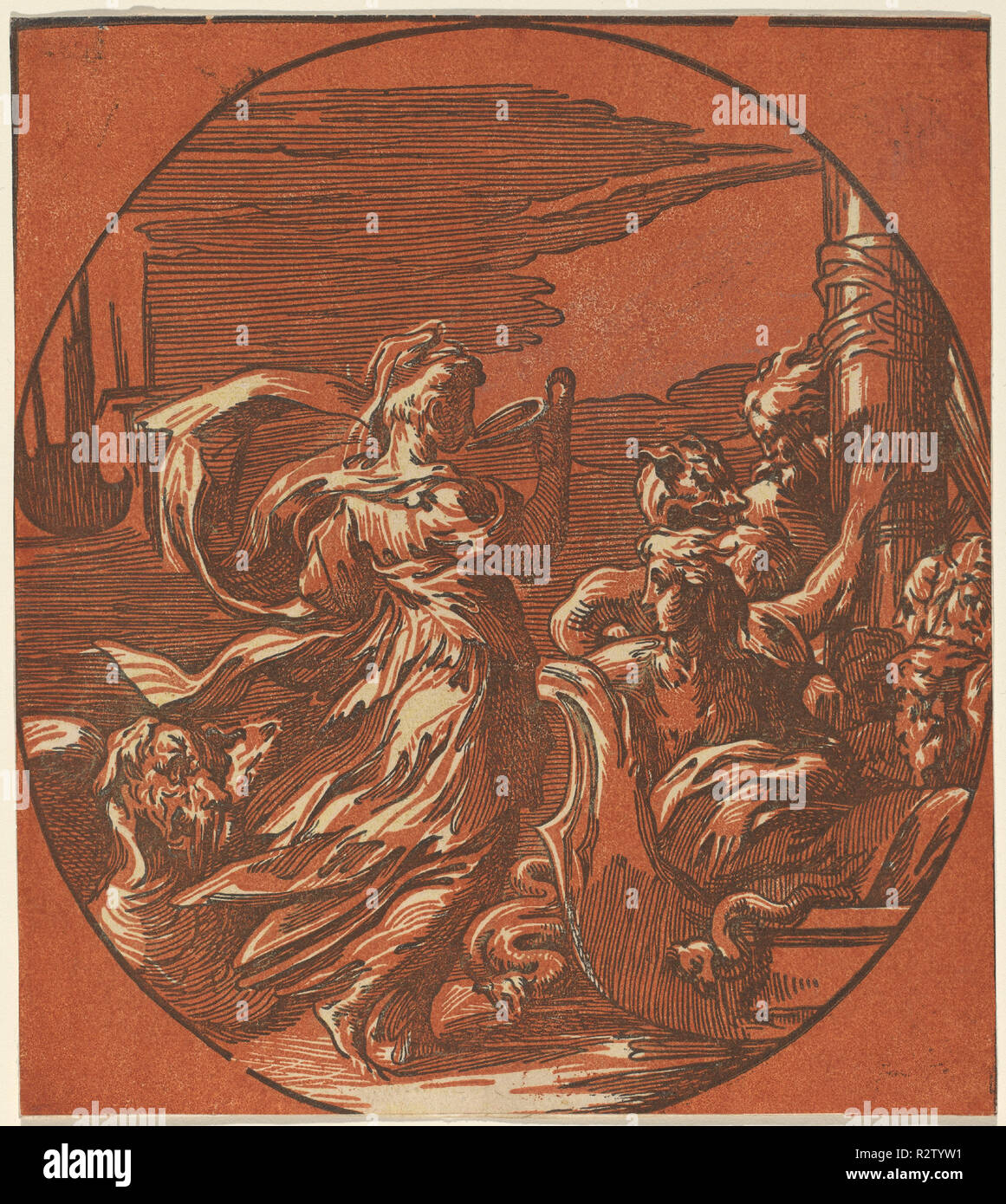 Circe. Medium: chiaroscuro woodcut in burnt orange and black. Museum ...