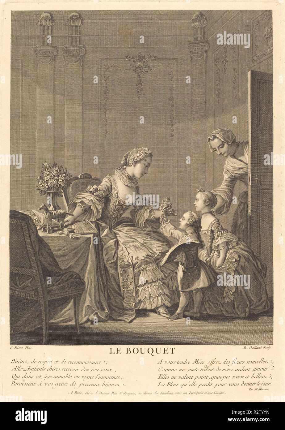 Le bouquet. Medium: engraving. Museum: National Gallery of Art ...