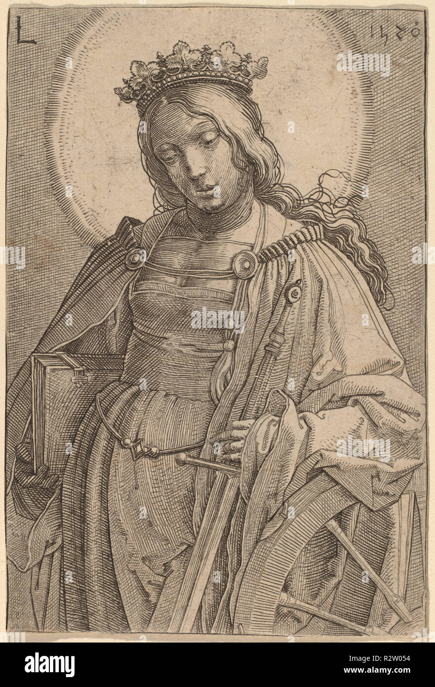 Saint Catherine. Dated: 1520. Medium: engraving. Museum: National ...