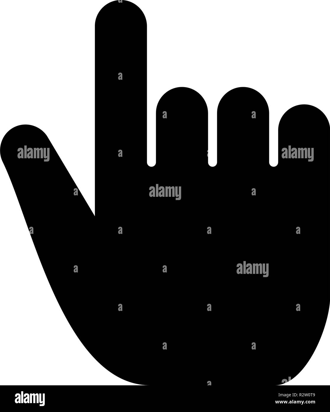 Hand point select declare index finger forefinger for click concept ...