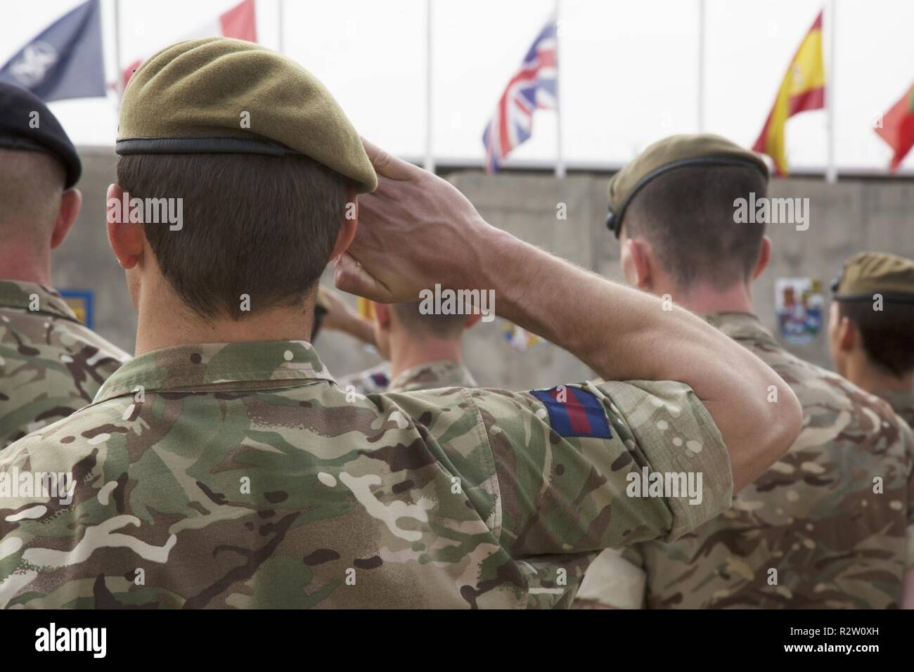 Soldiers and officers of Combined Joint Task Force - Operation Inherent ...