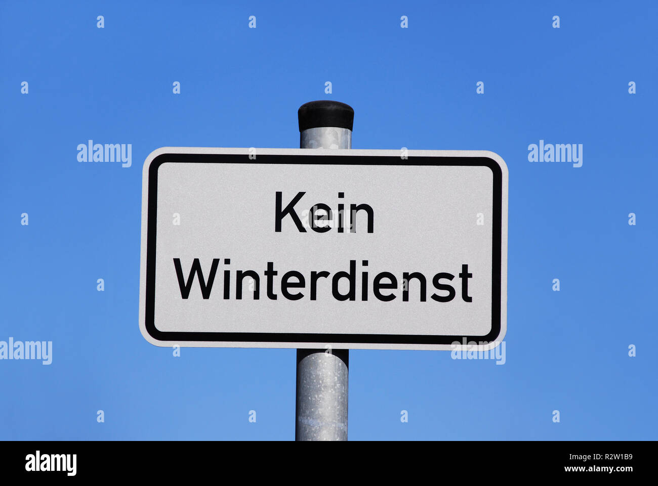 no winter service Stock Photo - Alamy