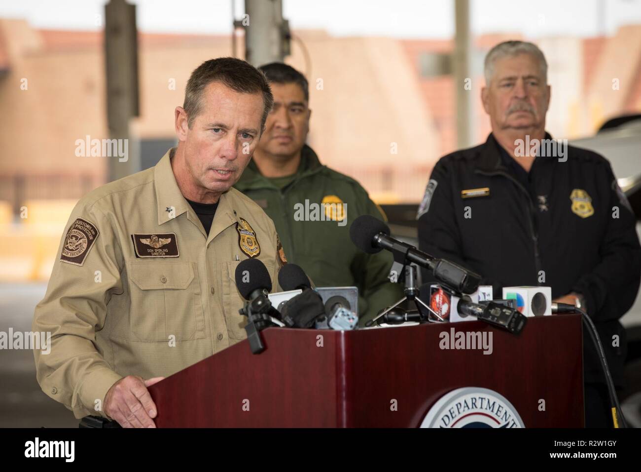 U.S. Customs and Border Protection and Department of Defense held a ...