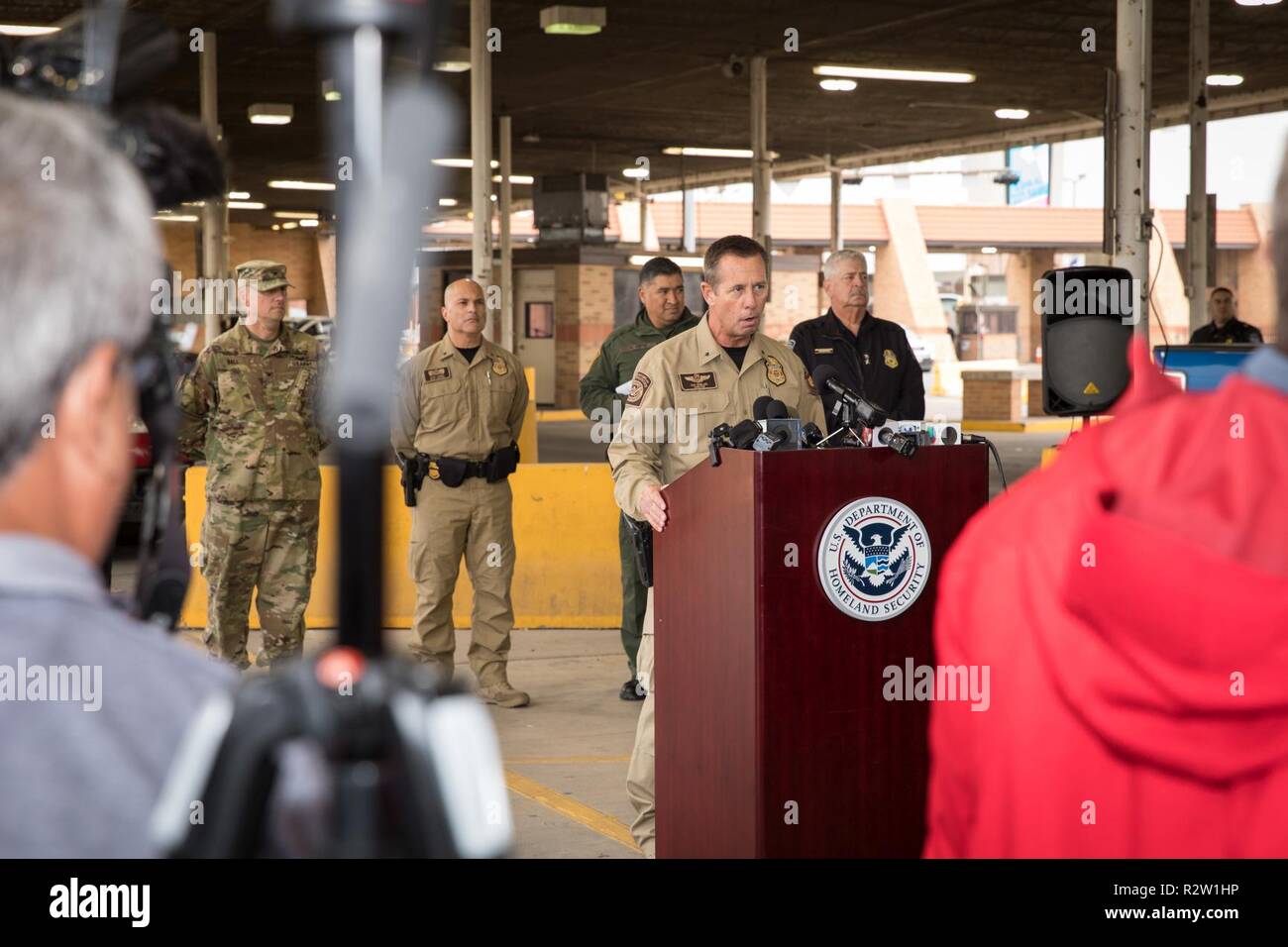 U.S. Customs and Border Protection and Department of Defense held a ...