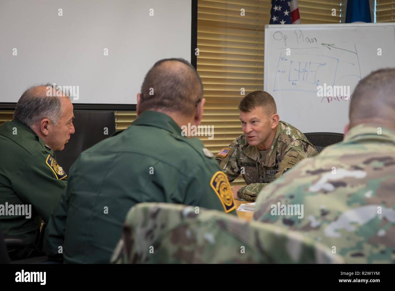 Leadership from Department of Defense meet with leadership from U.S ...
