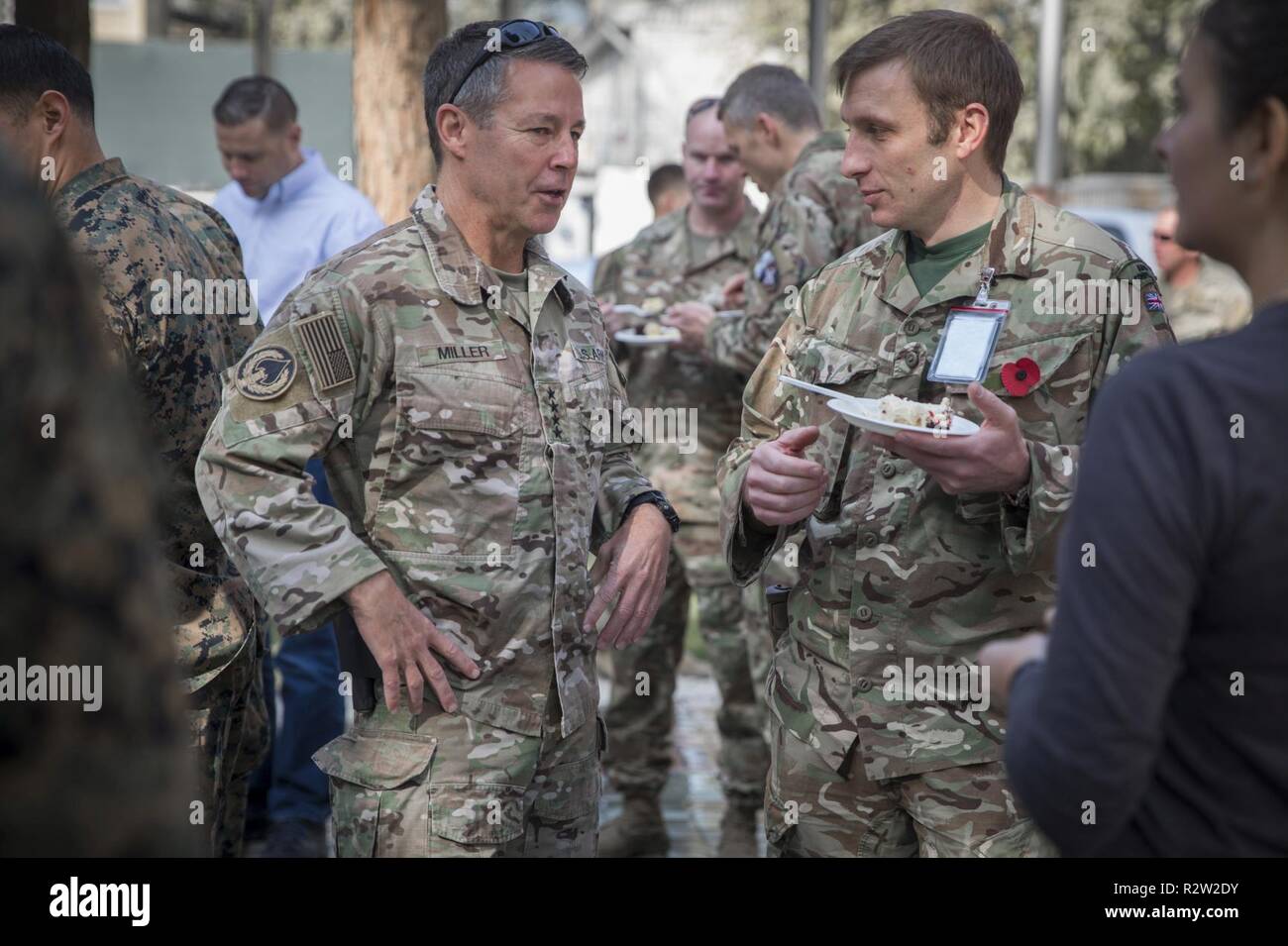 U.S. Marines deployed in Kabul celebrated their 242nd birthday with ...