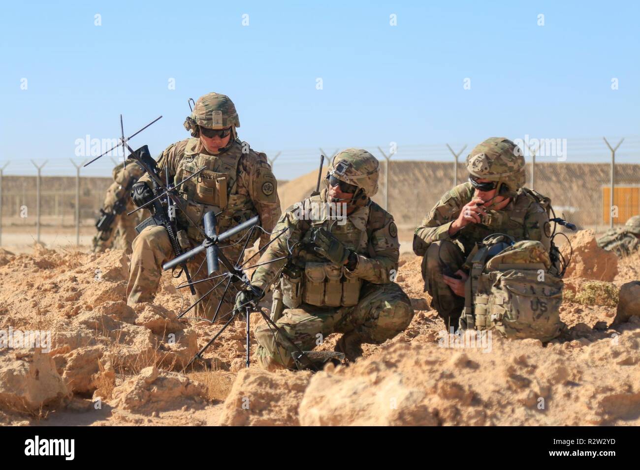 U.S. Soldiers assigned to Bandit Troop, 1st Squadron, 3rd Cavalry ...