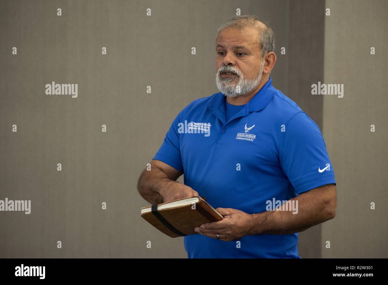Armando Franco, AFW2 Airman For Life Program Manager, talks about the ...