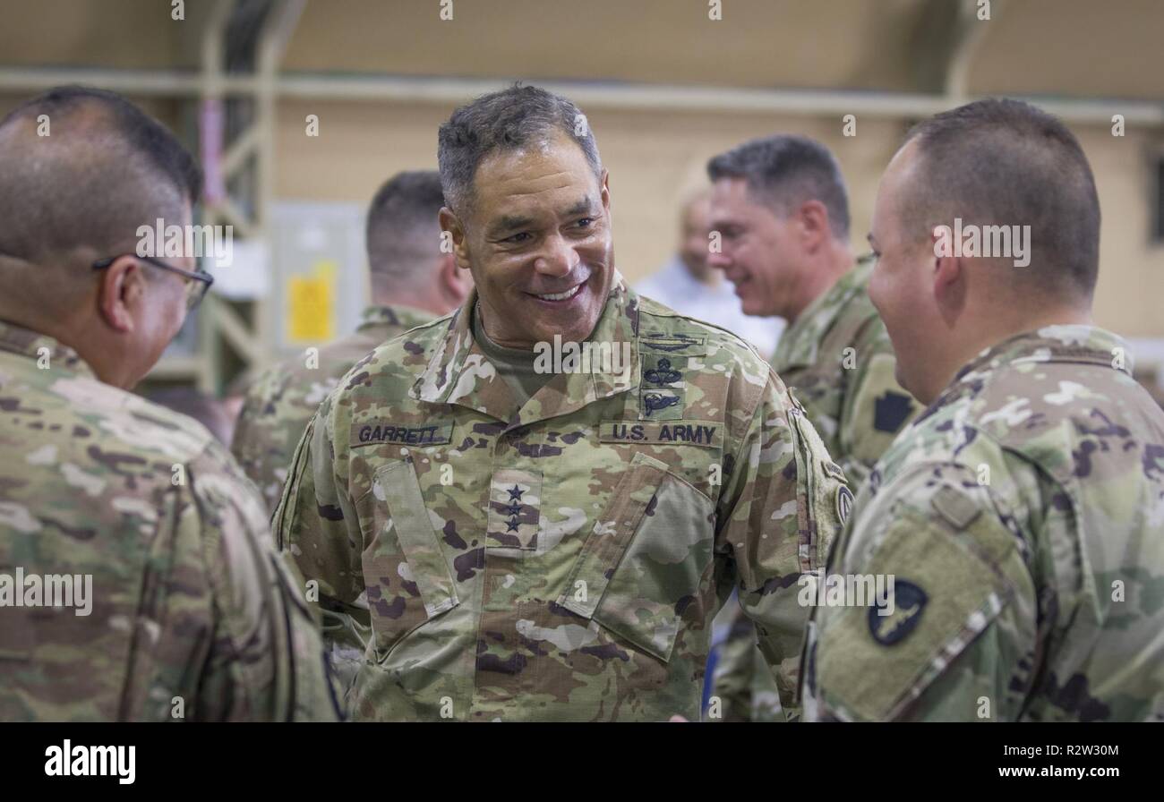 U.S. Army Lt. Gen. Michael X. Garrett, U.S. Army Central commander ...